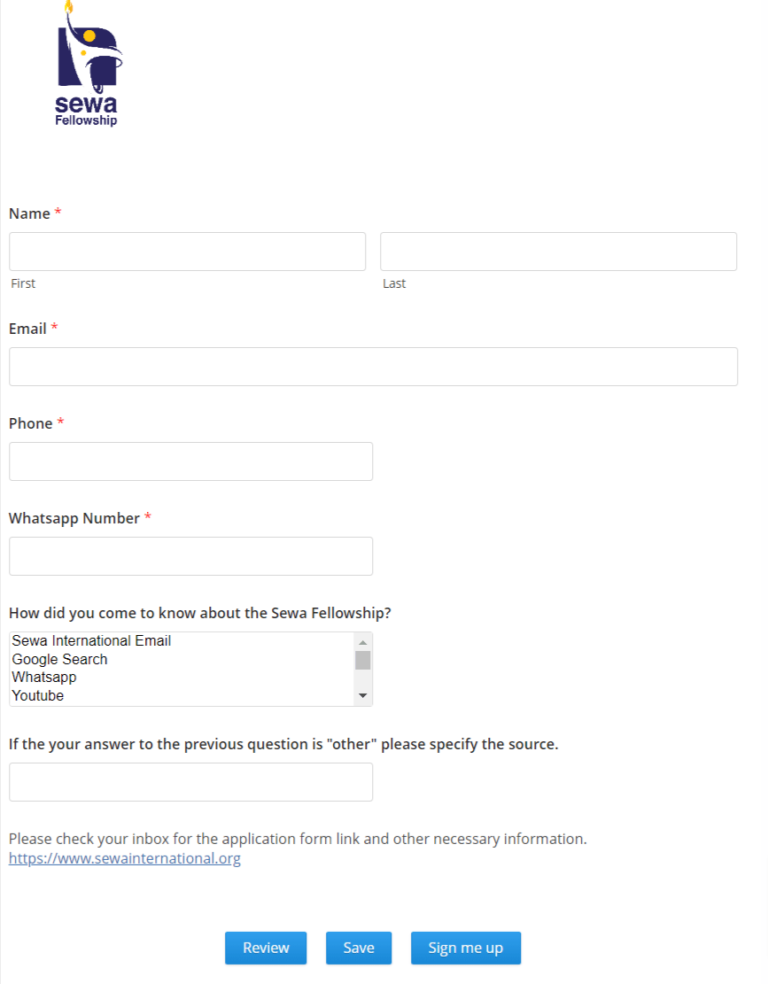 Sewa Fellowship 2025: Empowering Youth for Social Change - PathshalaCbse