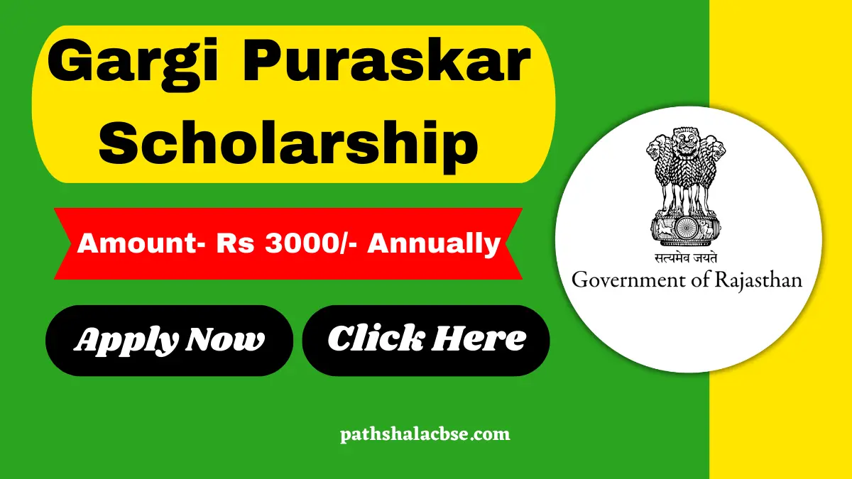 Gargi Puraskar Scholarship 2025: How to Apply & Key Benefits for Class ...